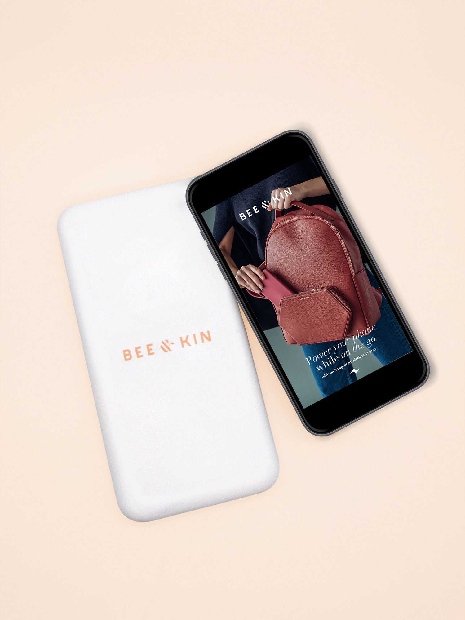 Wireless Charger Phone Holder In White – BEE AND KIN